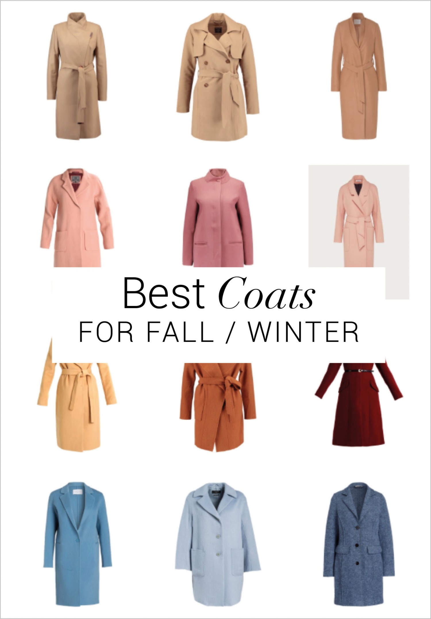(English) The best coats for fall / winter | the best models form the web