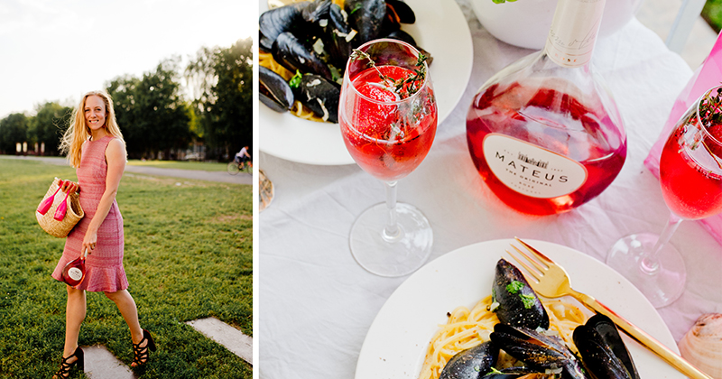 Welcome back, rosé season! Mateus Rosé fruity light sparkling